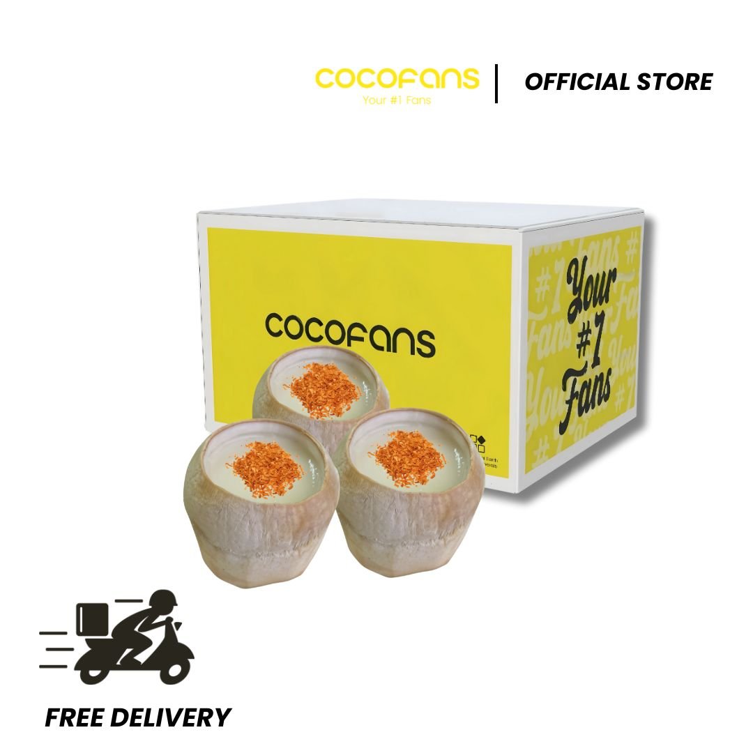 [Subscription] Coconut Pudding Shell with Toasted Coconut Flakes ...